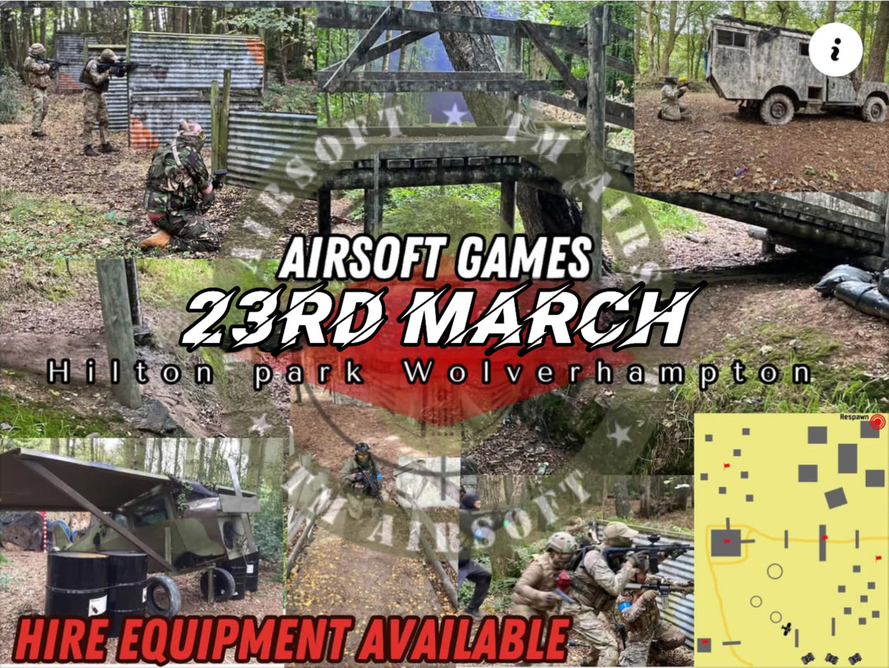 TM Airsoft | Redditch | Wolverhampton | Leeds | Book Your Game Today!
